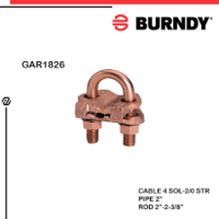 CONECTOR GAR 25-70MM 4-2/0AWG 2 IPS BURNDY GAR1826-DU - WK Elétrica